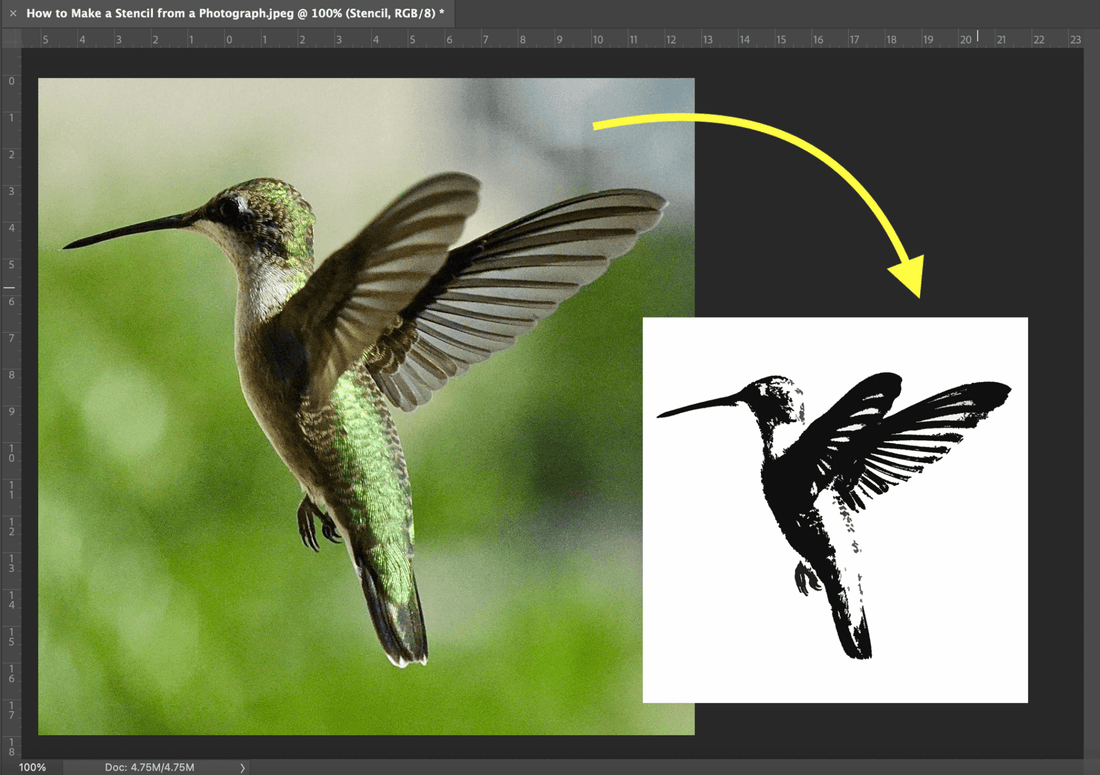 How to Make a Stencil from a Photograph