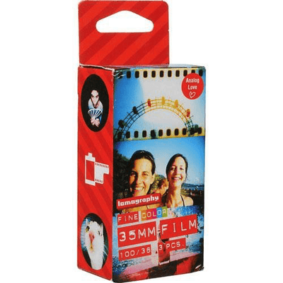 Lomography 100 Color Negative Film (35mm Roll, 36 Exposures, 3 Pack)