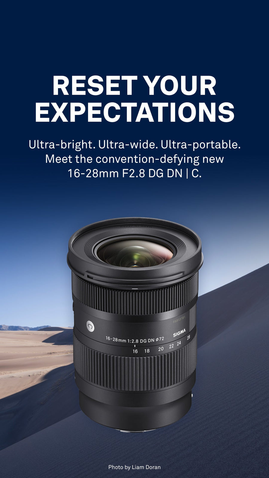 Sigma 16-28mm f/2.8 DG DN Contemporary Lens for Sony E