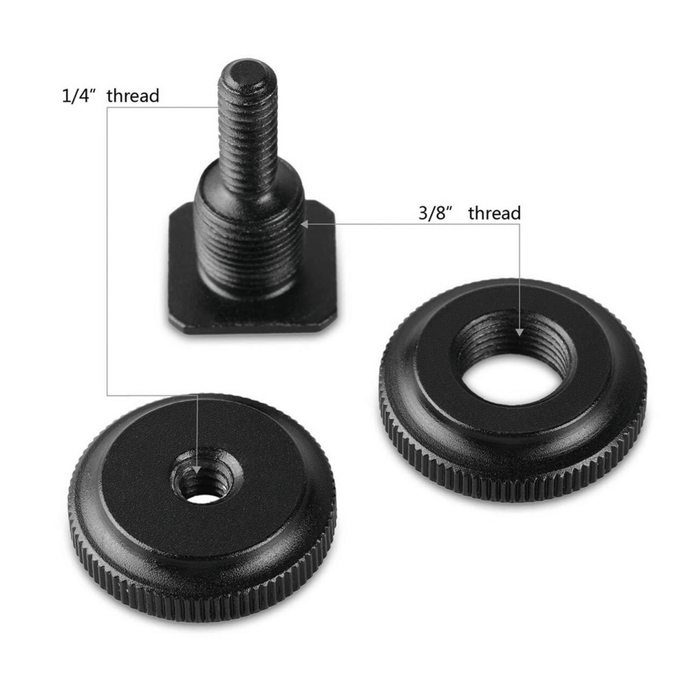 SMALLRIG Cold Shoe Adapter with 3/8" to 1/4" 1631
